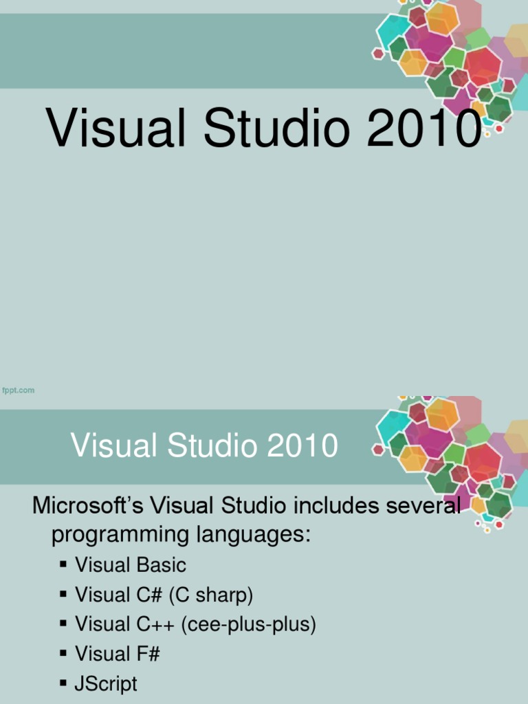 Visual Studio 2010 | Download Free PDF | Microsoft Visual Studio | Basic