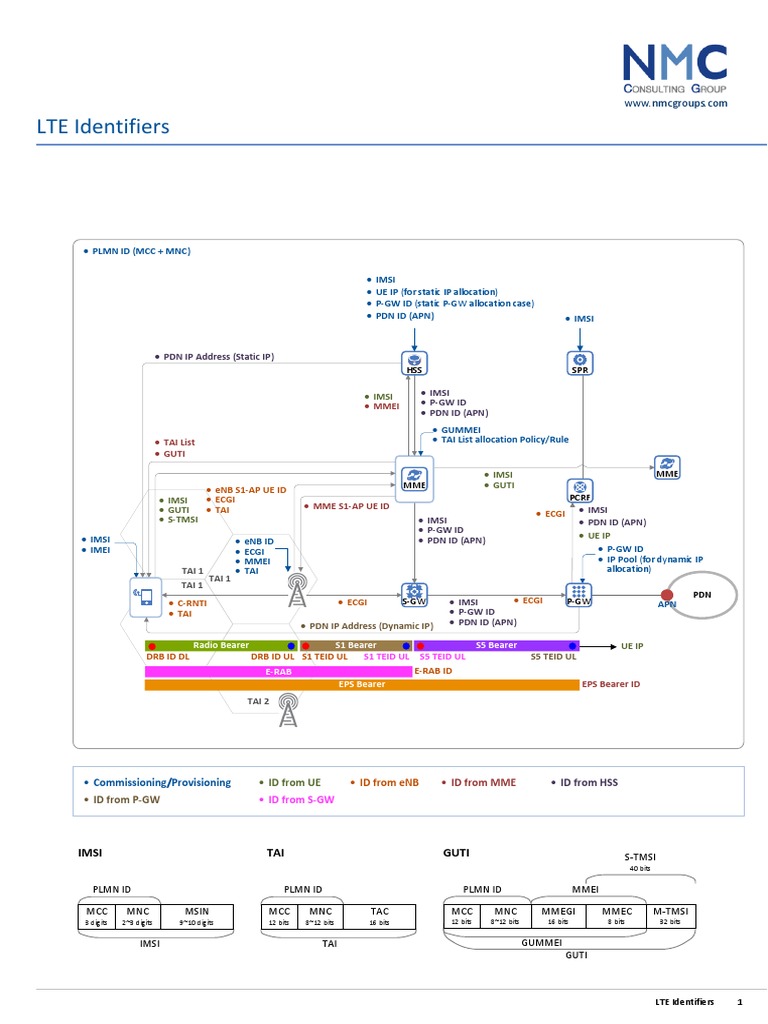NMC LTE Identifiers v1 0 PDF | PDF