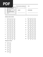 BLS Answer Sheet | PDF