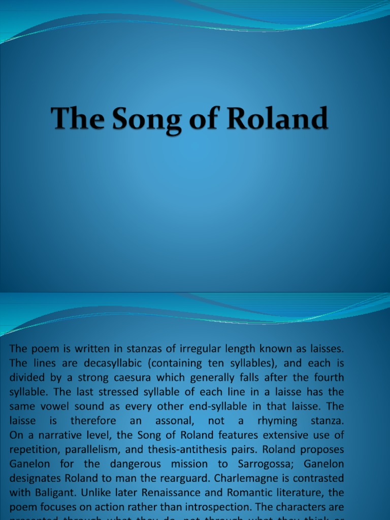 The Song of Roland | PDF | Poetry | Unrest