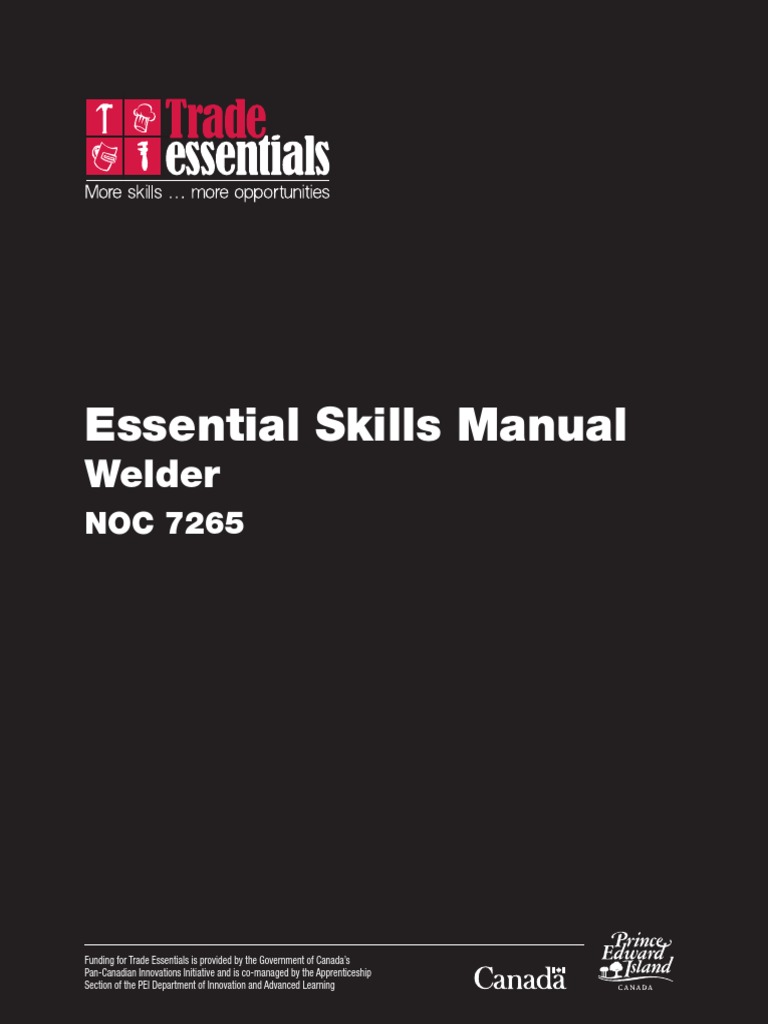 Welder Essential Skills | PDF | Adult Education | Apprenticeship