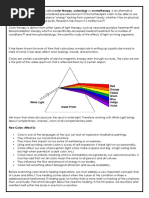 Homeopathic Colour Remedies | PDF | Homeopathy | Chakra