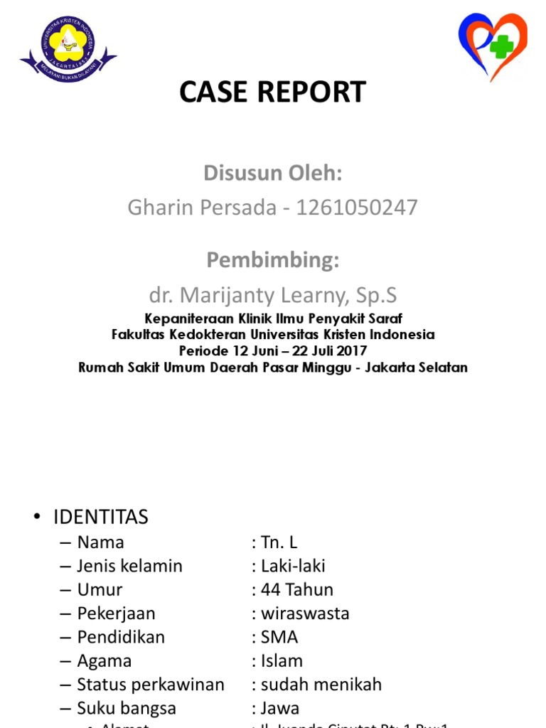 Case Report Stroke Hemoragik | PDF