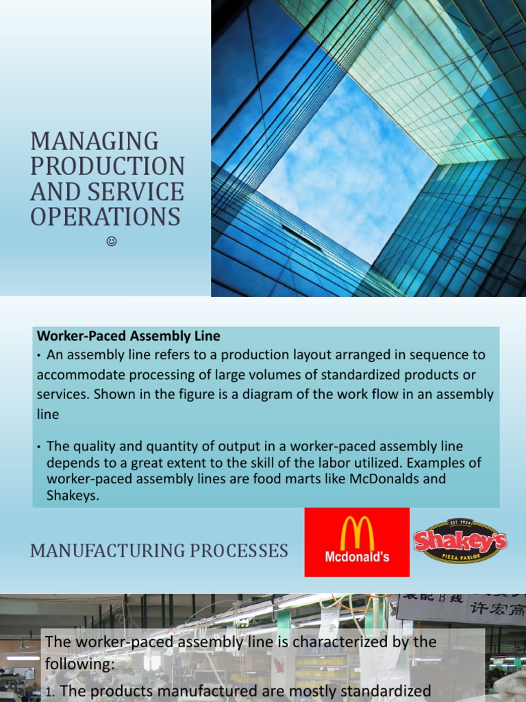 Managing Production and Service Operations | PDF | Inventory ...
