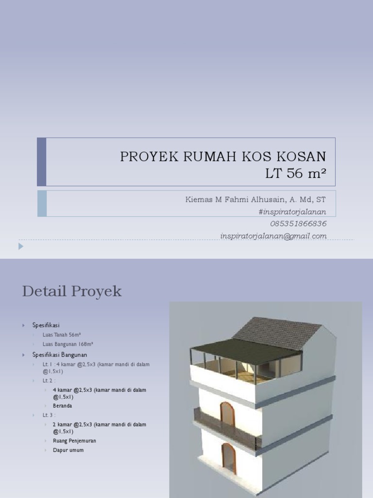 Proyek Rumah Kos Kosan | PDF