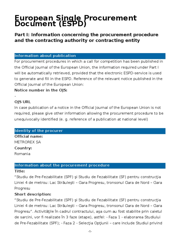Espd Response | PDF | United Kingdom Insolvency Law | Bankruptcy