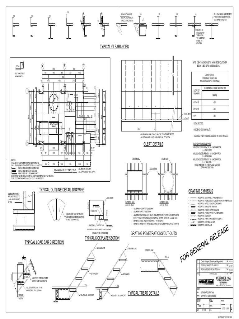(STD 003) Grating Layout ClearancesF284E094CF1D | PDF | Nature