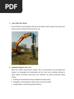 Metode Boring Manual dan Auger Boring | PDF