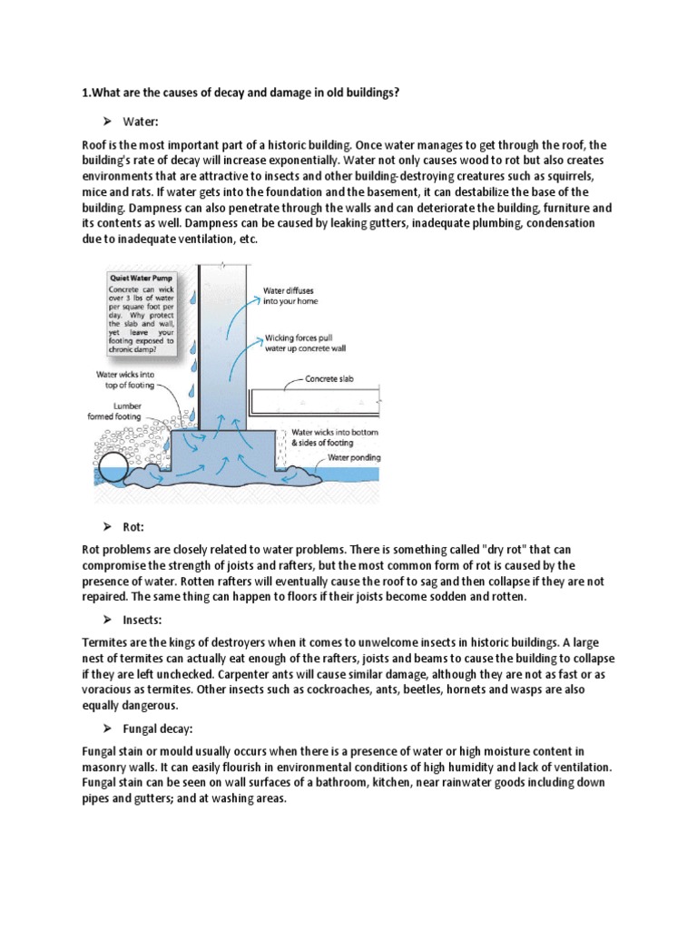 Understanding the Causes and Repair of Damage in Historic Buildings ...