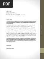 Sample Application Letter For Deped | PDF | Teachers | Schools