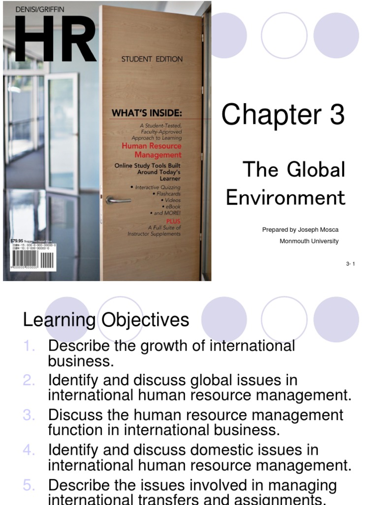 Denisi HR 1e Ch.03 Student | PDF | International Business | Human Resource Management