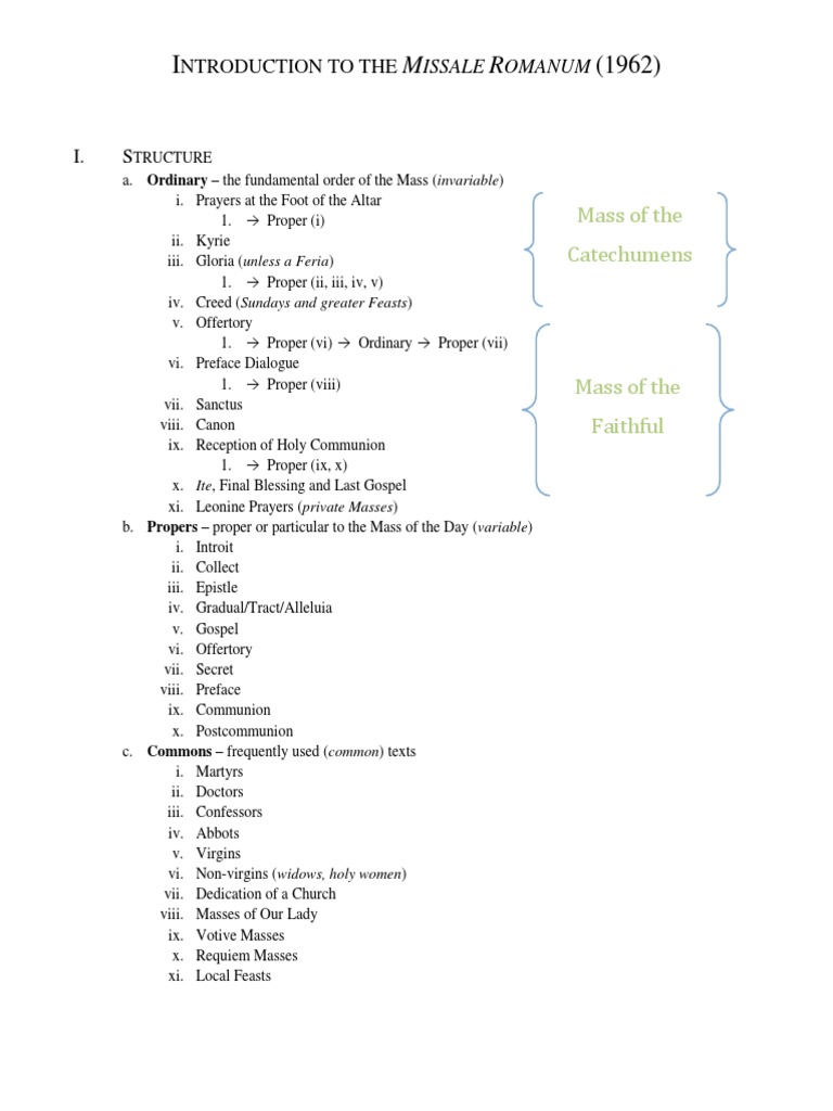 How To Use A Missal | PDF