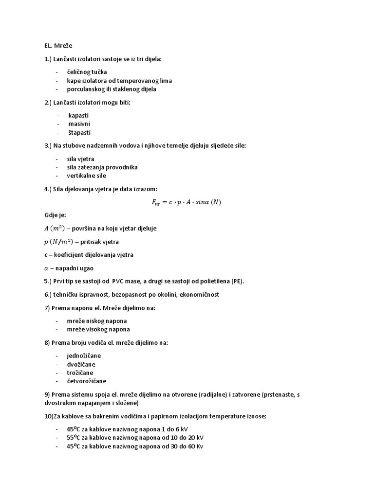 Odgovori Elektrotehnicka Skola Bihac Maturski Ispit | PDF
