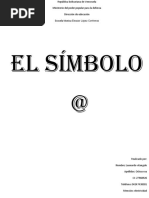 Significado y origen del símbolo arroba | PDF | Los símbolos | Lingüística