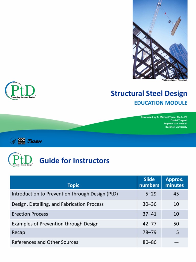 PtD in Structural Steel Design | PDF | Personal Protective Equipment ...