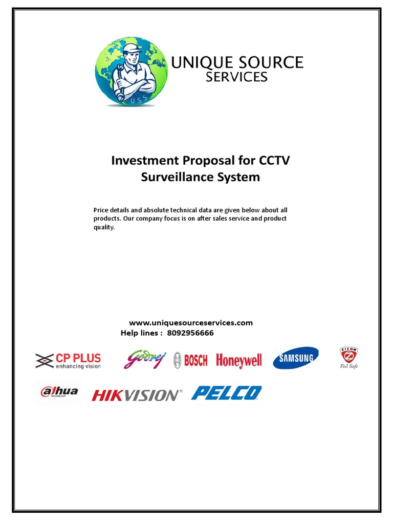 CCTV Proposal Quotation-1 Orine Edutech | PDF | Closed Circuit ...