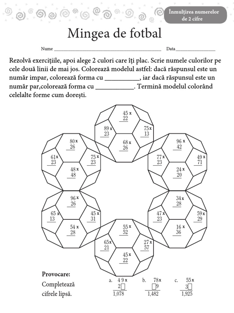 Inmultirea Cu 2 Si 3 Cifre