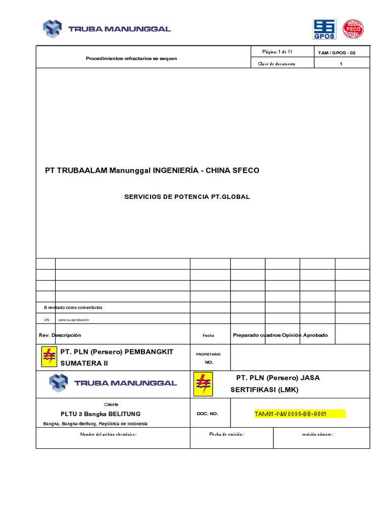 Refractory Dry Out Procedures - En.es | PDF | Caldera | Agua