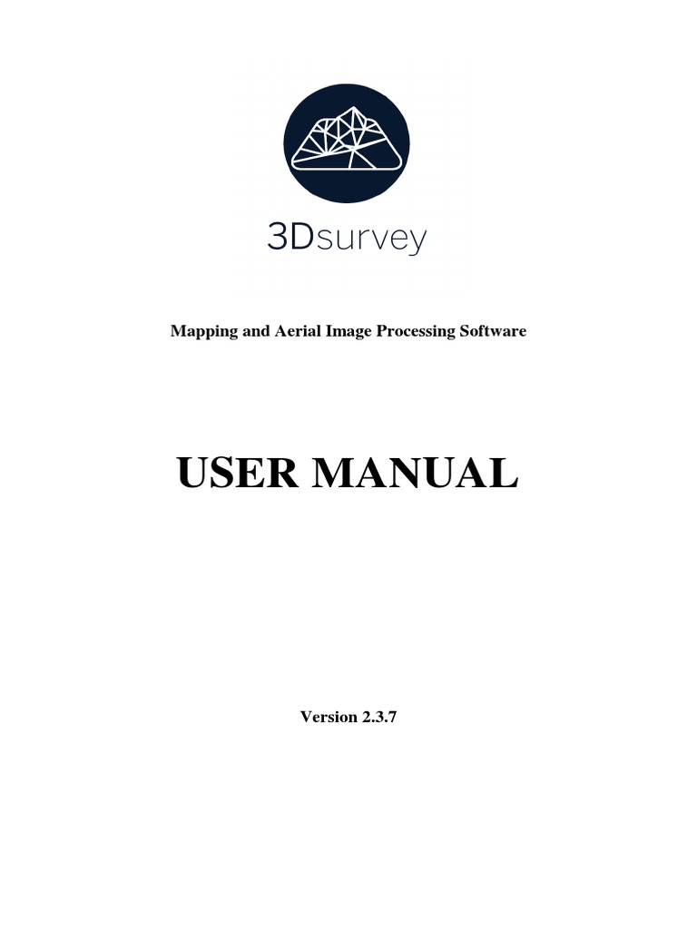 3dsurvey User Manual v2 3 7 | PDF | Cloud Computing | Graphics Processing Unit