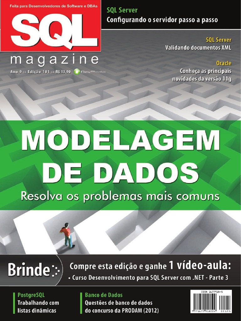 Sql Magazine 101 Modelagem De Dados Pdf Linguagem De Modelagem Unificada Uml Dados De 