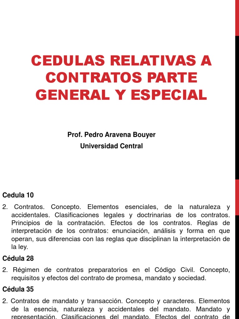 Contratos Parte General y Especial 1a Parte | PDF | Derecho privado ...
