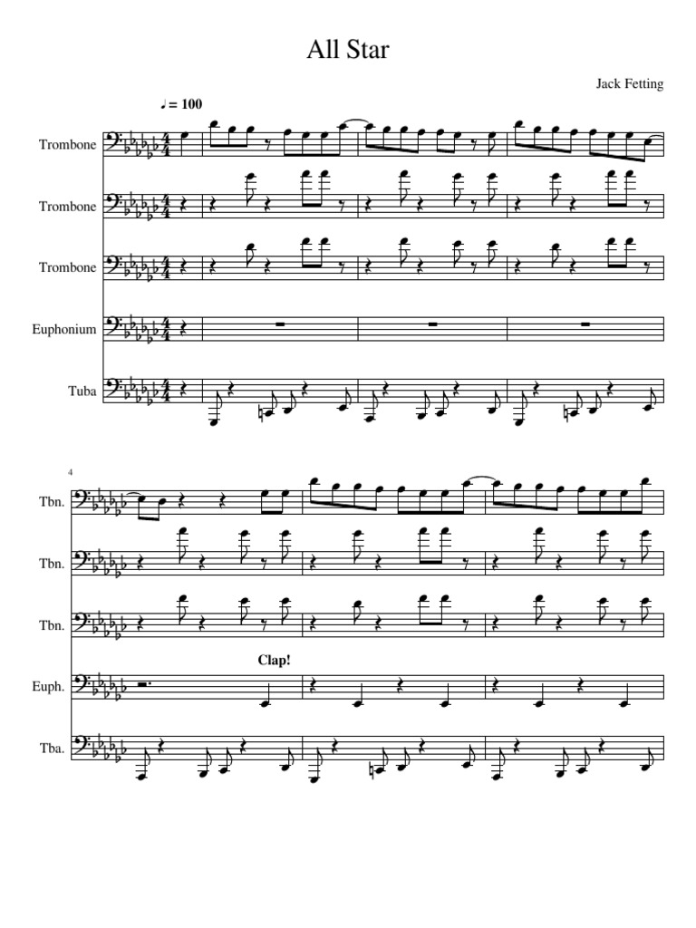 All Star | PDF | Brass Instruments | Aerophones