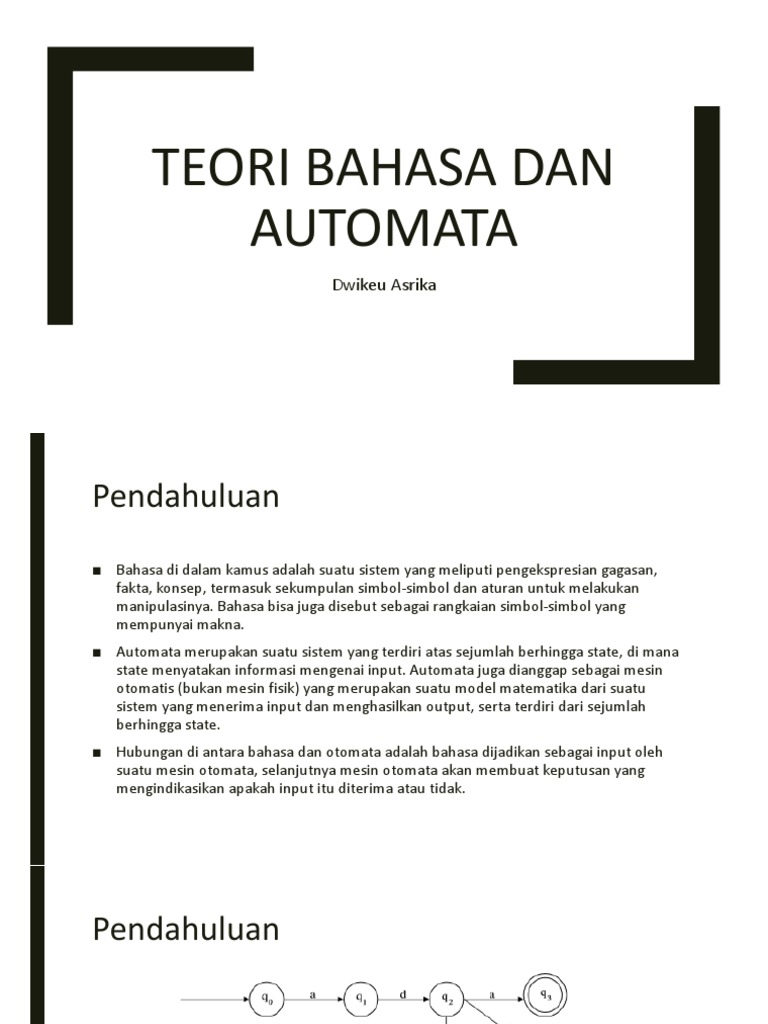 Hierarki Chomsky dalam Teori Bahasa | PDF