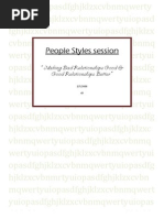 Understanding Merrill-Reid Social Styles | PDF | Behavior | Emotions