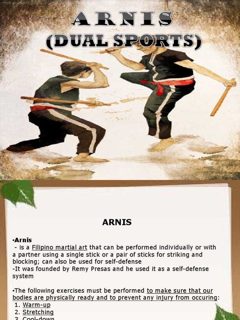 Preparing the Body Through Warm-Ups and Stretching for Arnis Training ...