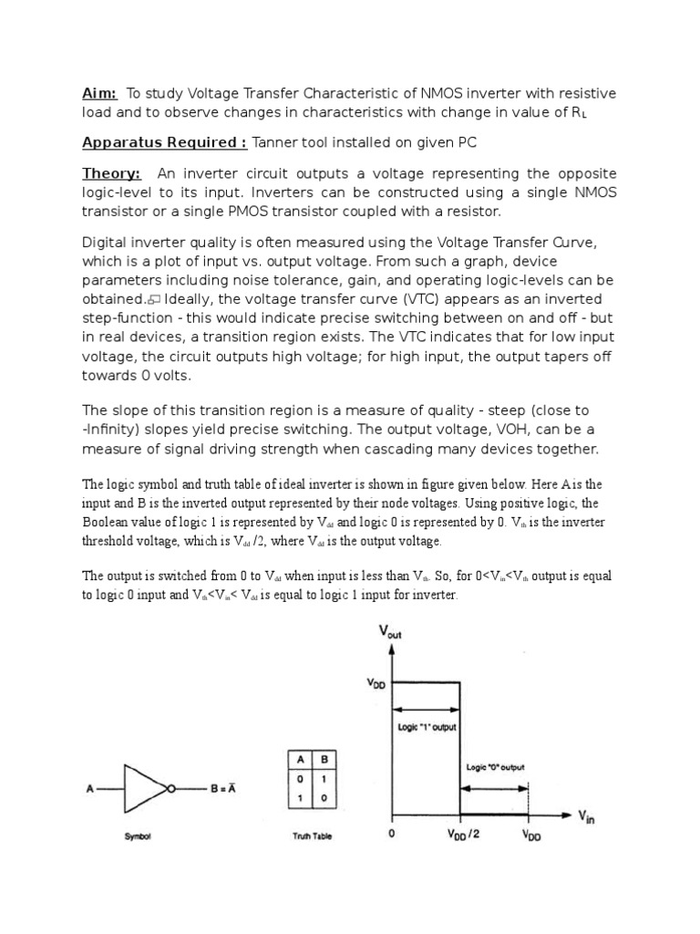 Resistive Load Inverter | PDF | Electrical Circuits | Electricity