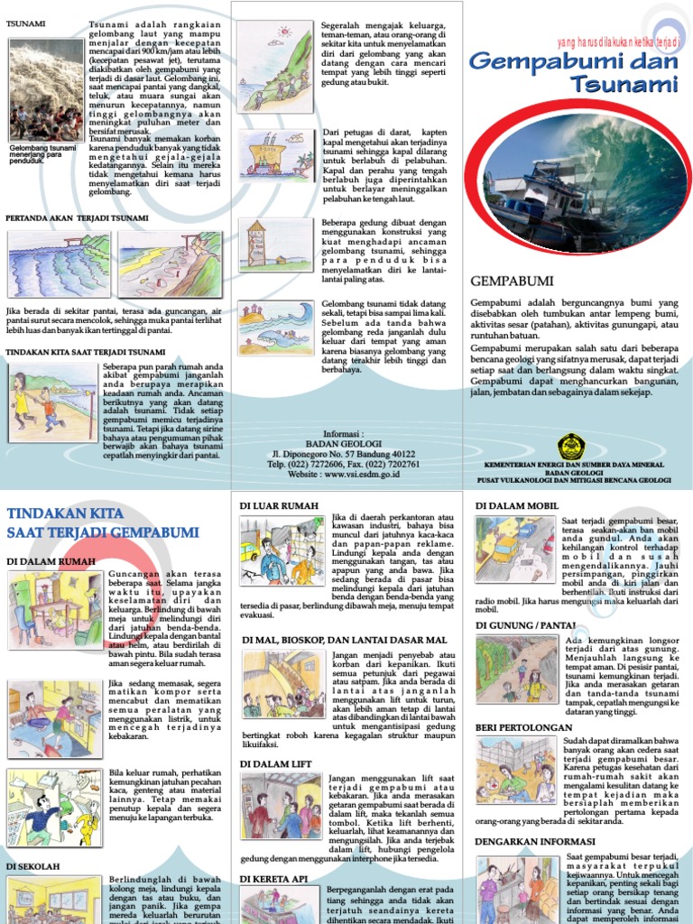 Leaflet Tsunami | PDF