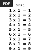 Comprehensive Sifir Table 1-100 | PDF