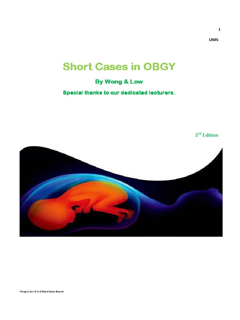 Obs and Gynae PDF | PDF | Childbirth | Caesarean Section