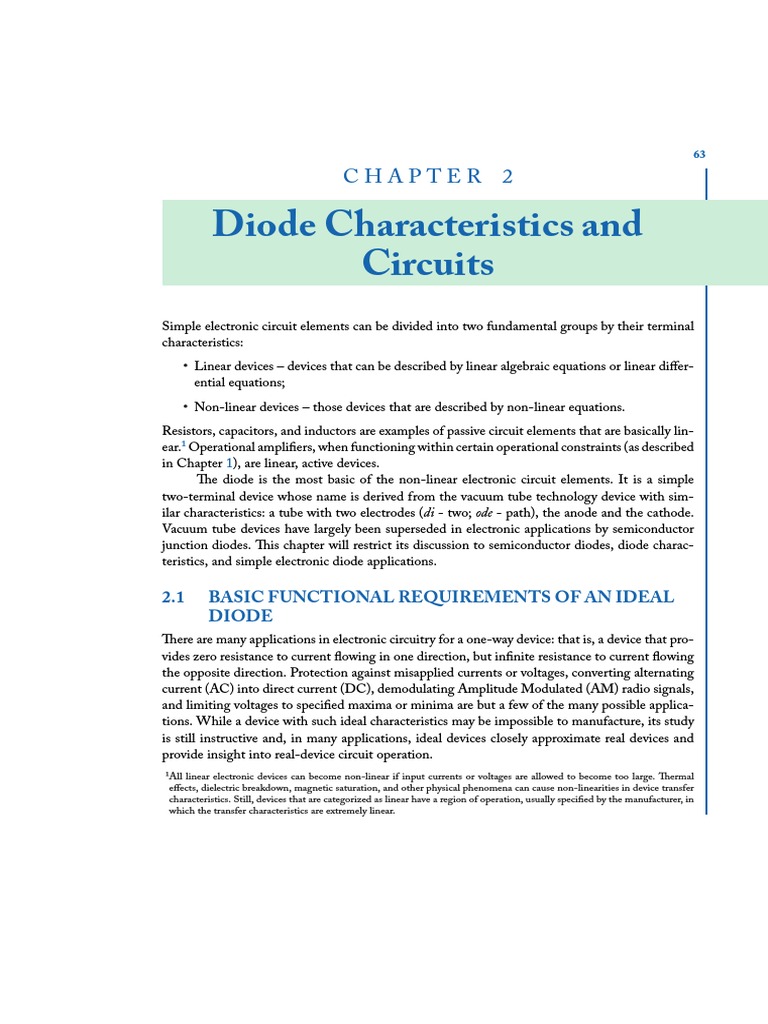 Fundamentals of Electronics Book 1-Didos | PDF | Diode | P–N Junction