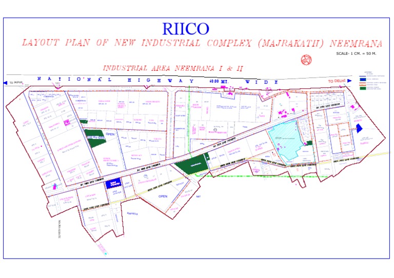 Japanese Zone Neemrana Layout | PDF | Nature