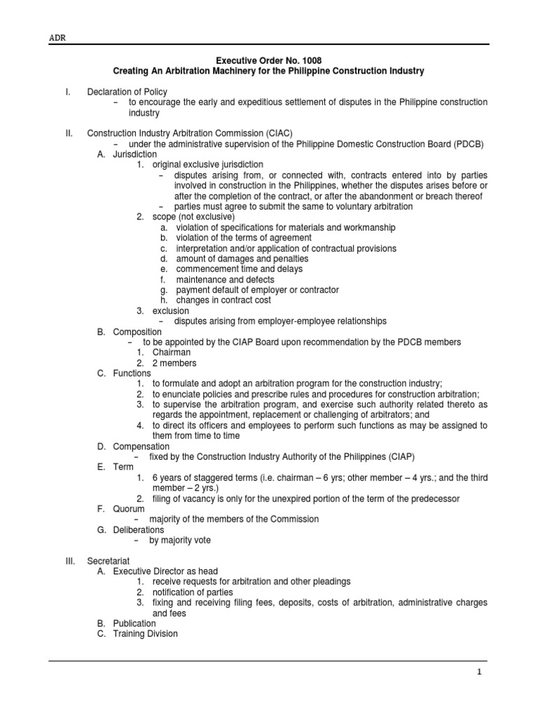 CIAC | PDF | Arbitration | Alternative Dispute Resolution
