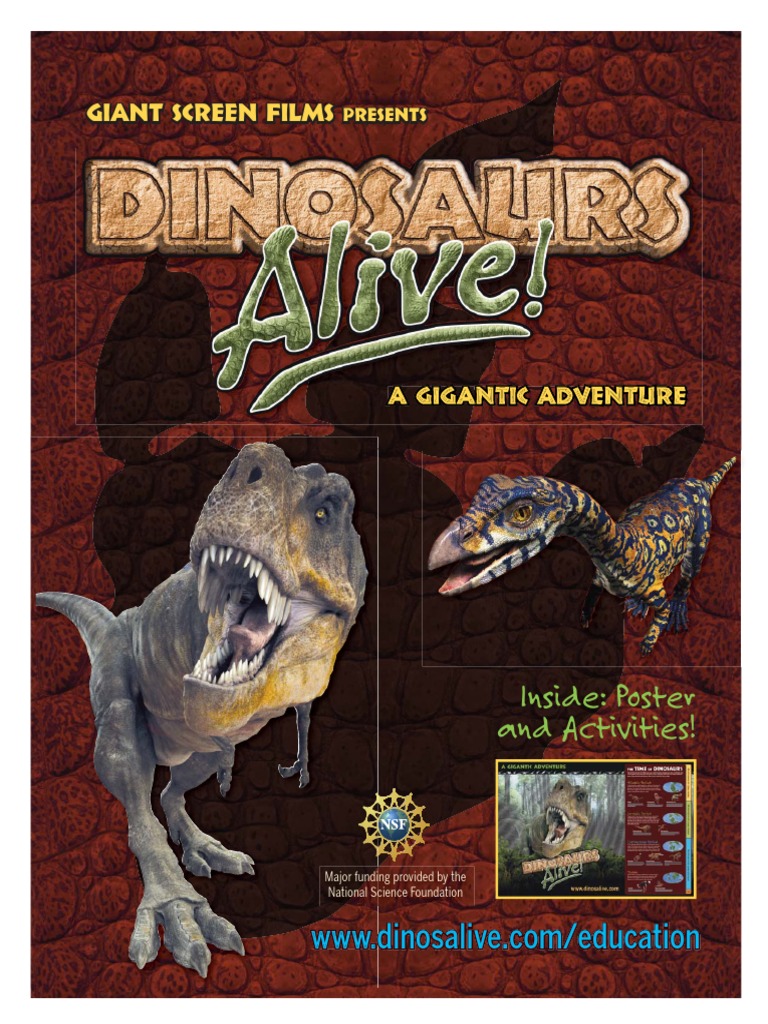 Dinosaurs Alive Educator Guide2 | PDF | Dinosaurs | Paleontology