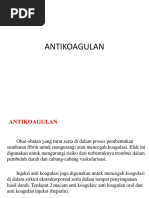Obat Antikoagulan, Koagulan, Hemostatika - Farmakologi-Tetria | PDF