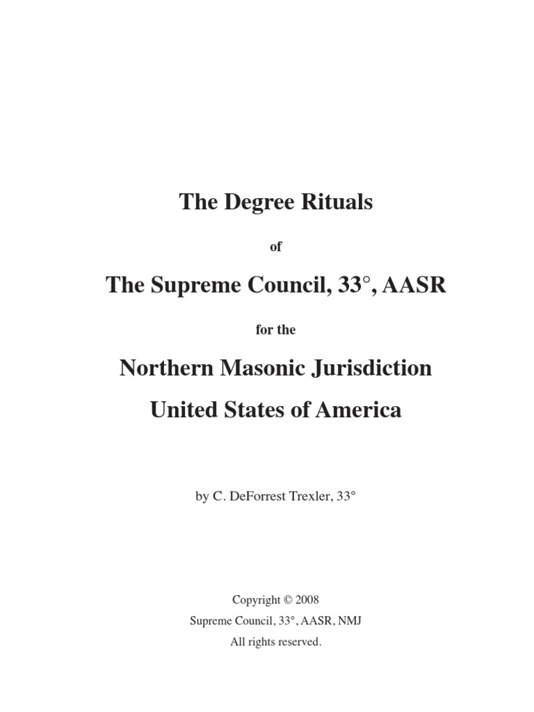 Masonic Degree Rituals | PDF | Freemasonry | Rituals