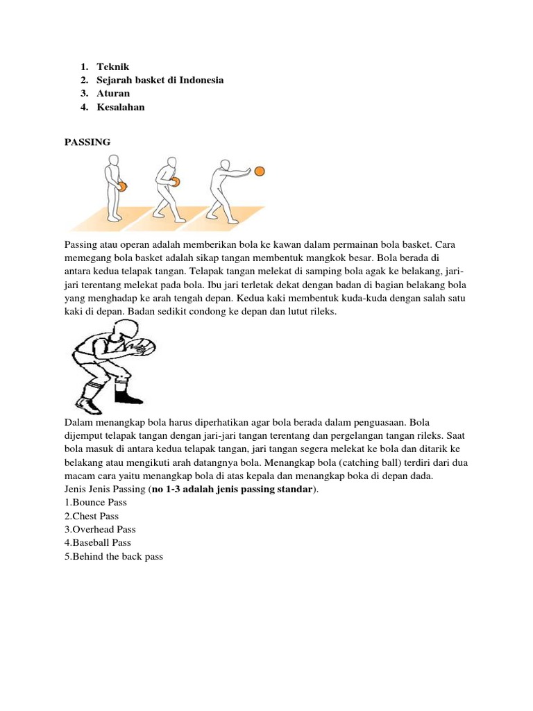 Olahraga Bounce Pass | PDF