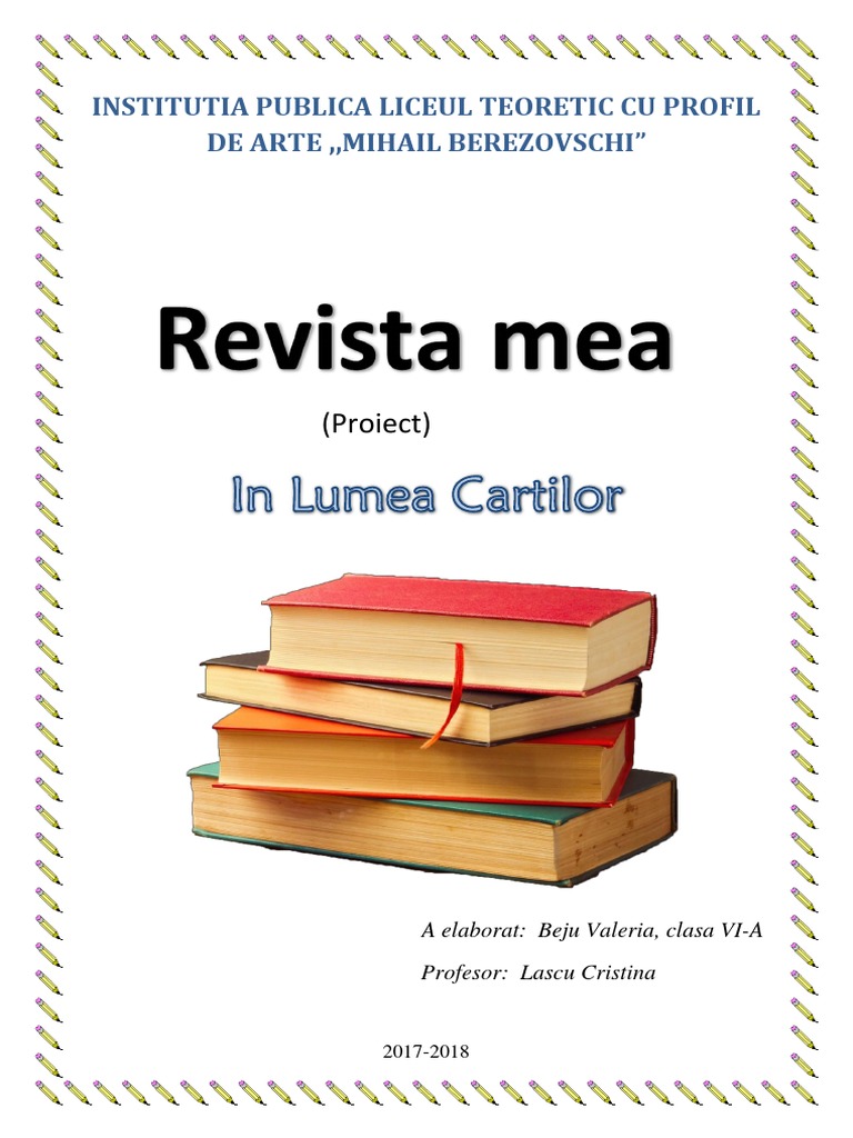 Proiect "Revista mea"
