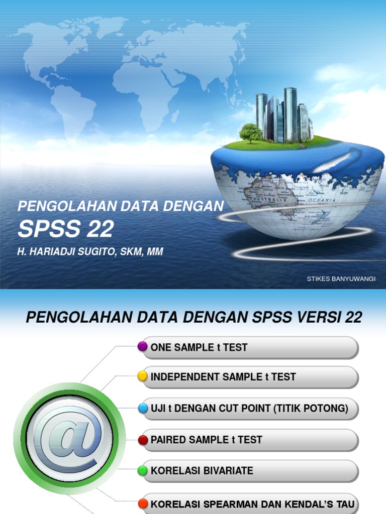 Panduan SPSS 22: Uji t dan Korelasi | PDF