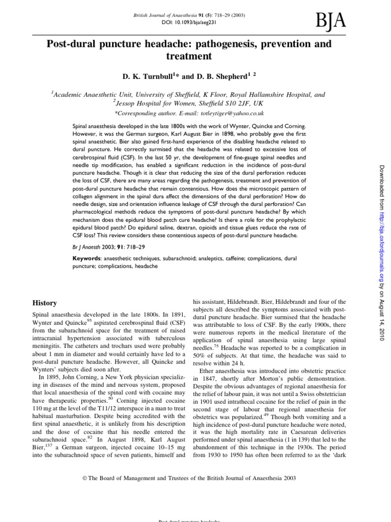 PPH | PDF | Cerebrospinal Fluid | Headache
