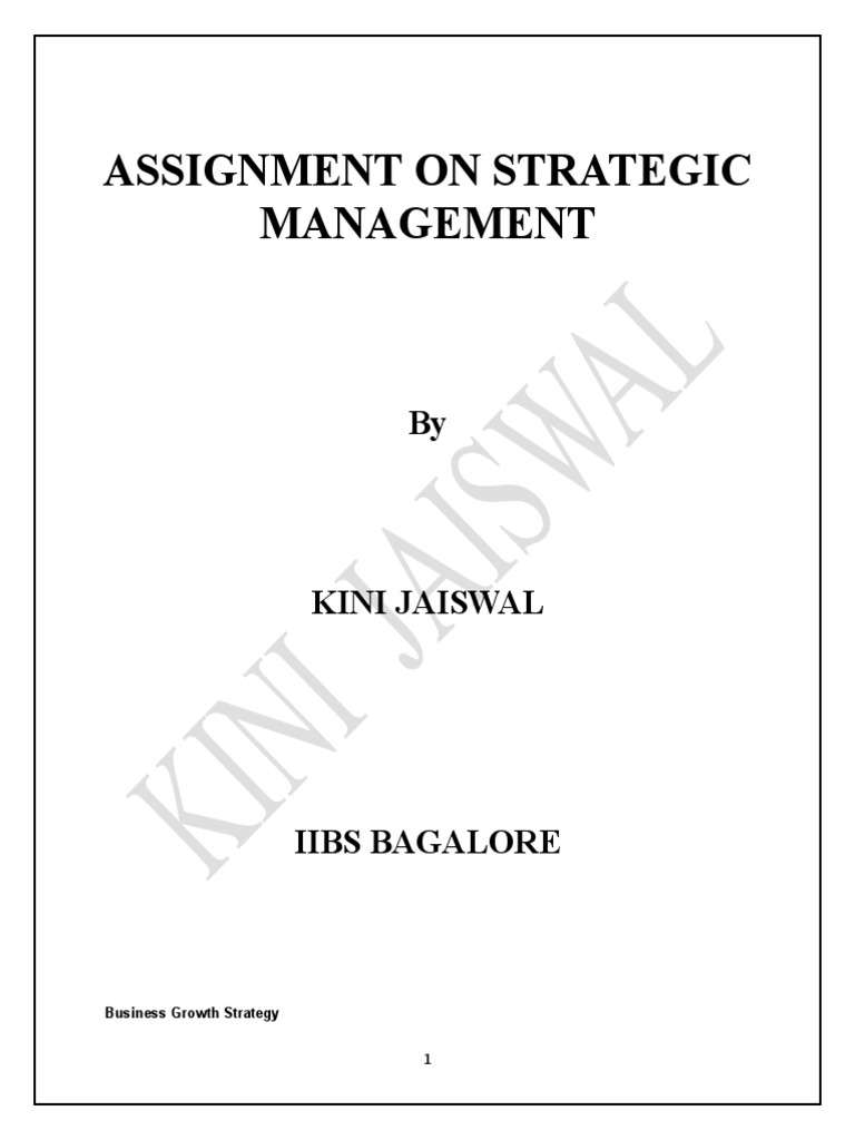 Strategic Management | PDF | Benchmarking | Strategic Management