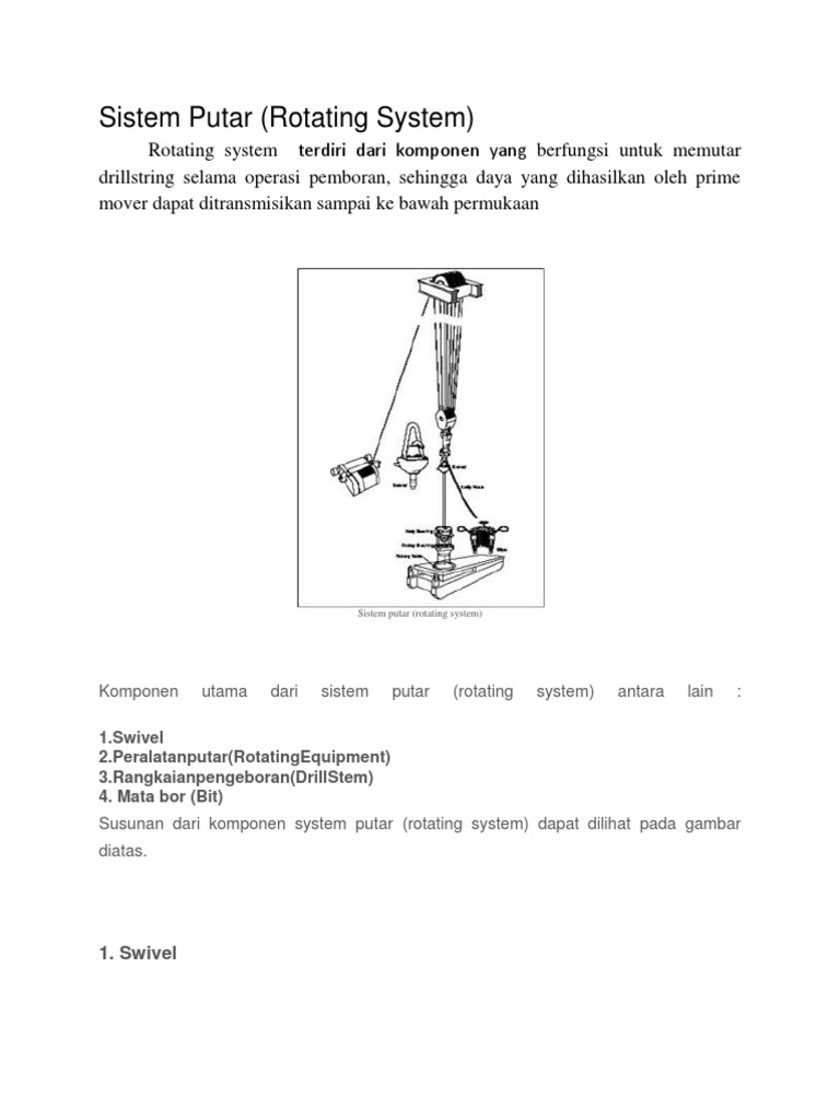 Sistem Putar Rotary System | PDF