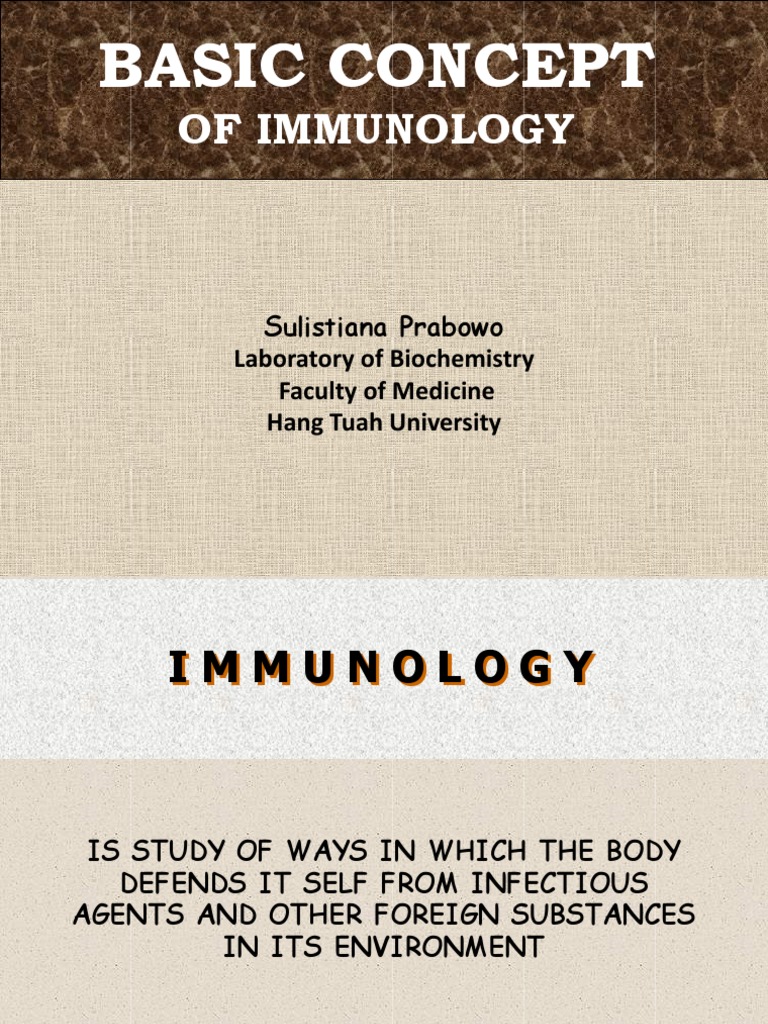 Of Immunology: Basic Concept | PDF | Zoology | Health Sciences