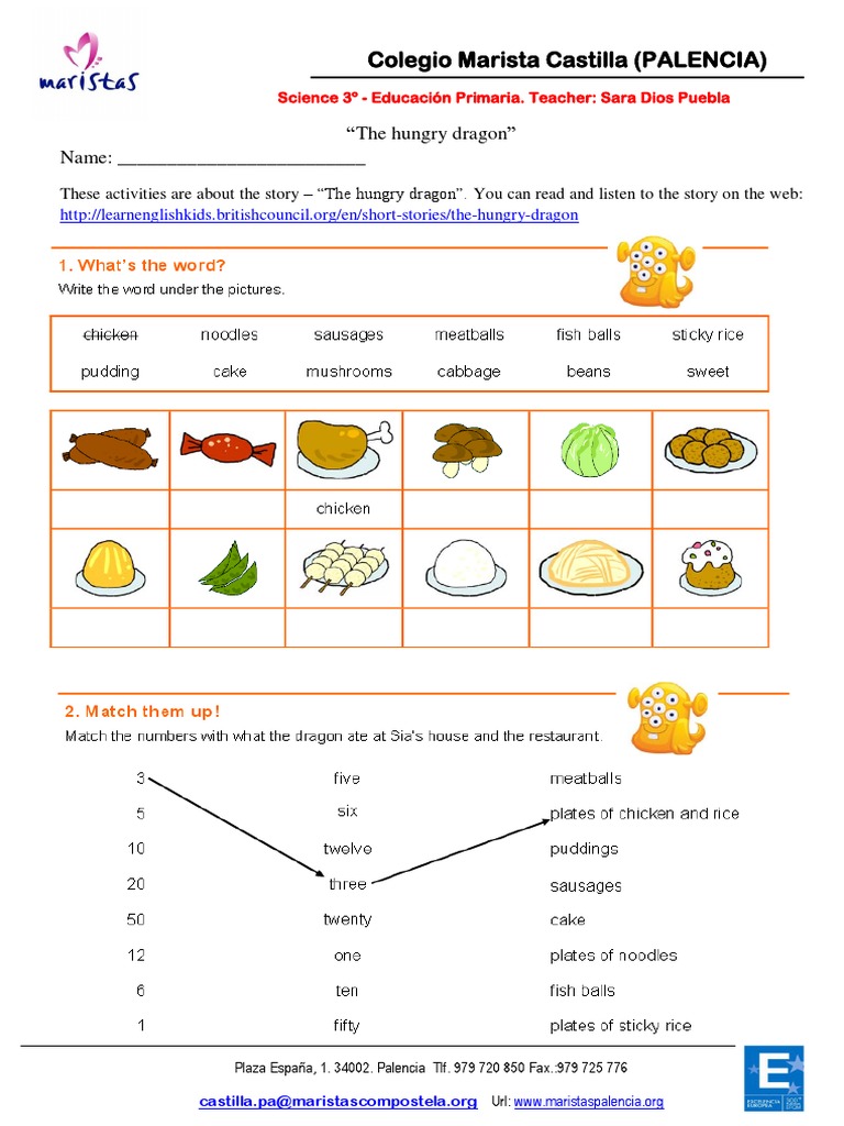 Activity 1 - The Hungry Dragon | PDF