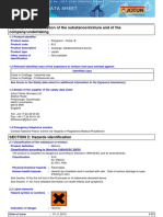MSDS Oil Spill Dispersant Type I 20180201 | PDF | Toxicity | Waste