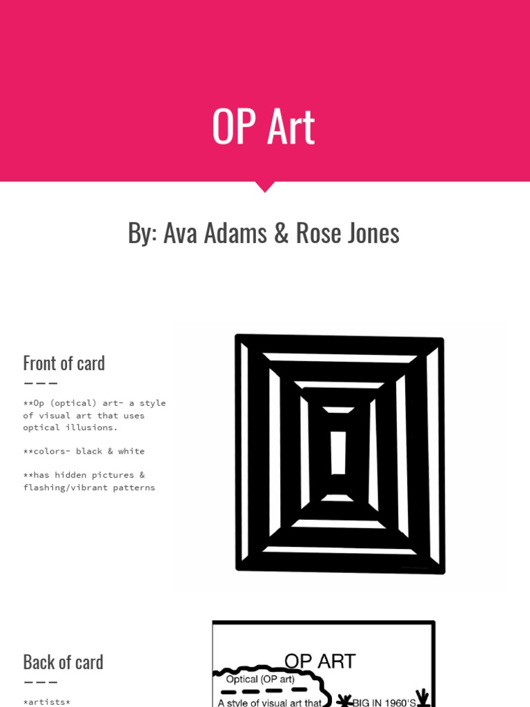 Op Art Playing Card | PDF