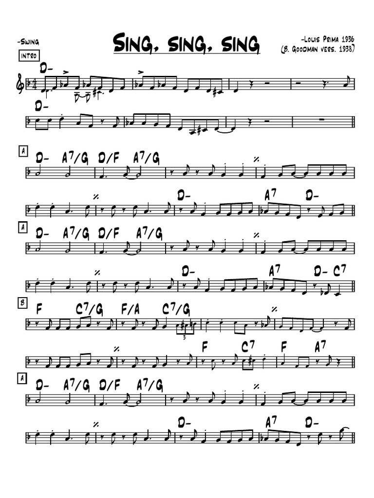 Sing Sing Sing | PDF